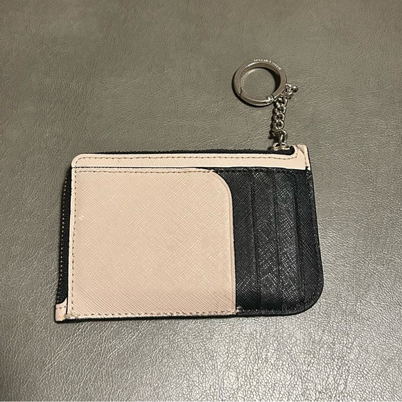 kate spade | Accessories | Kate Spade Black And Cream Key Card Holder ...